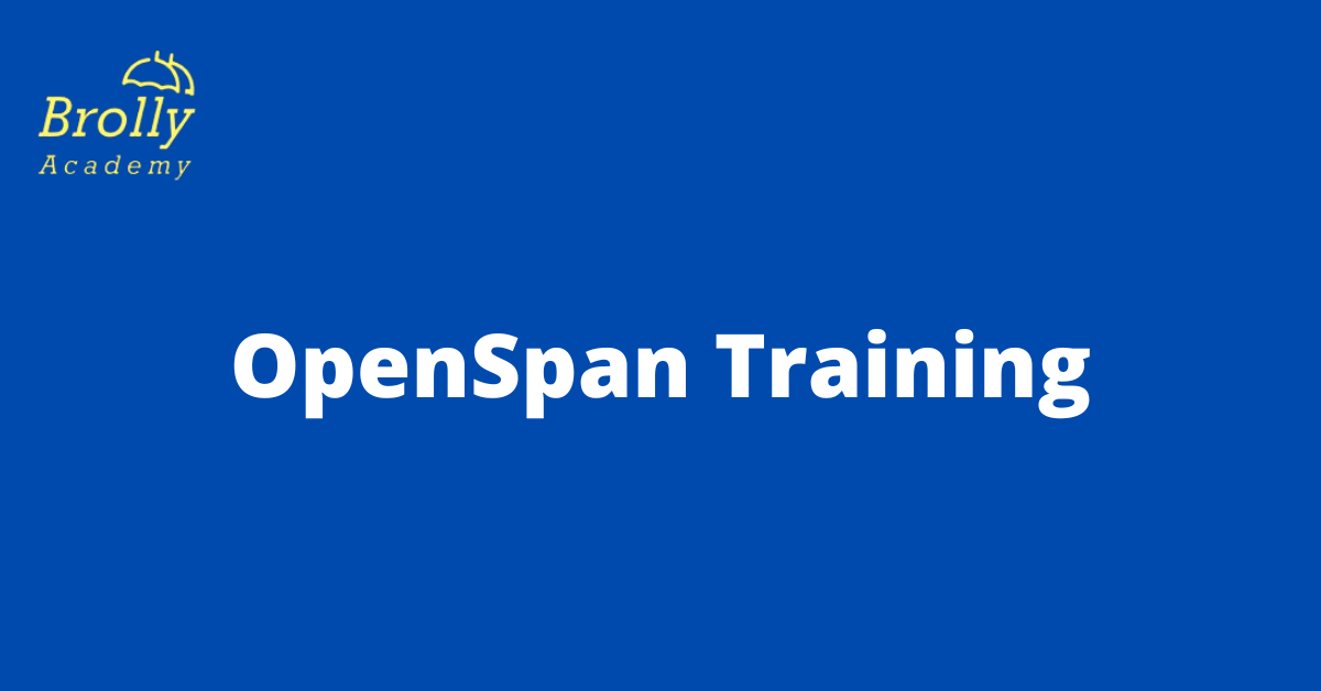OpenSpan Training in Hyderabad