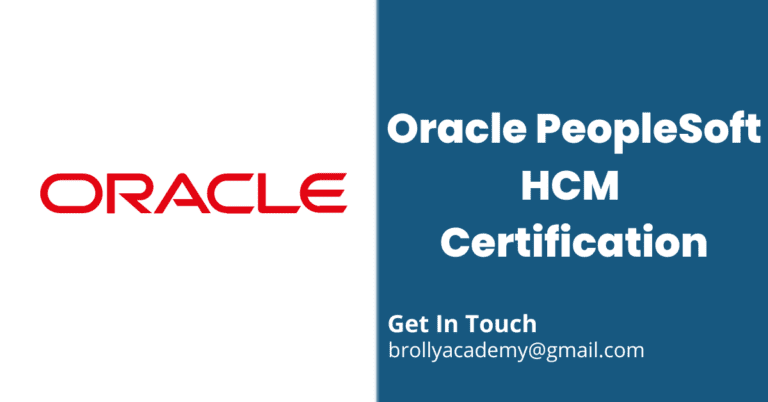 Oracle PeopleSoft HCM Training in Hyderabad