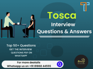 Tosca Interview Questions and Answers for experienced, 3 Years