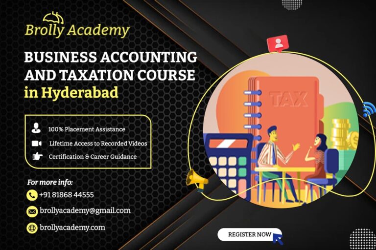 Business Accounting and Taxation Course in Hyderabad 2025