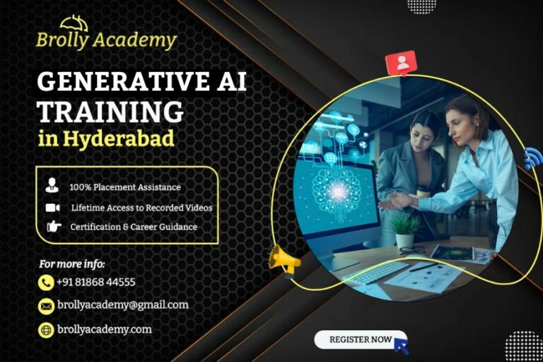 Generative AI Training in Hyderabad Best Online Course 2025