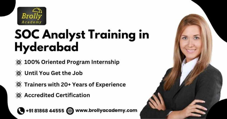 SOC Analyst Training In Hyderabad |#1 SOC Certificate Course
