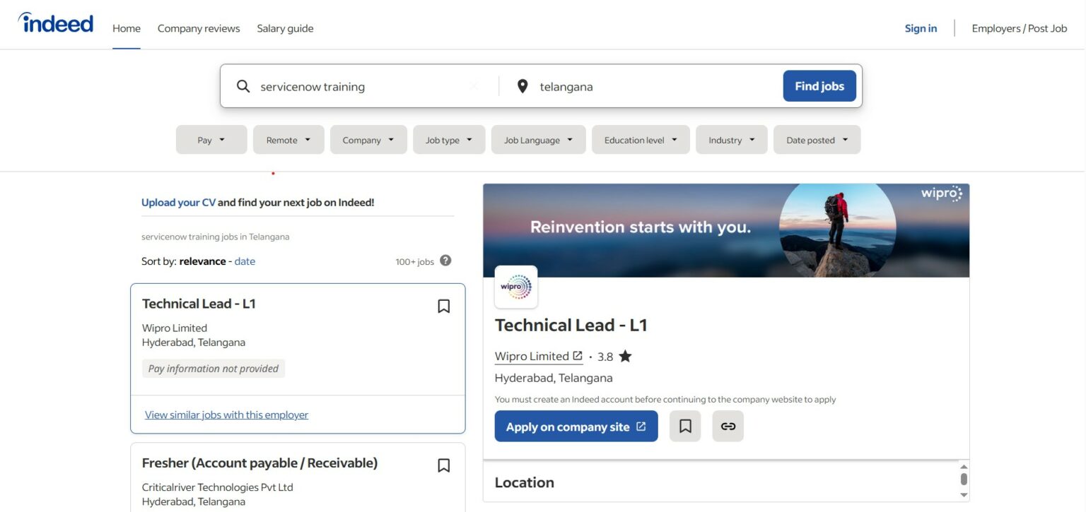 ServiceNow Training in Hyderabad, Best Online Course 2024