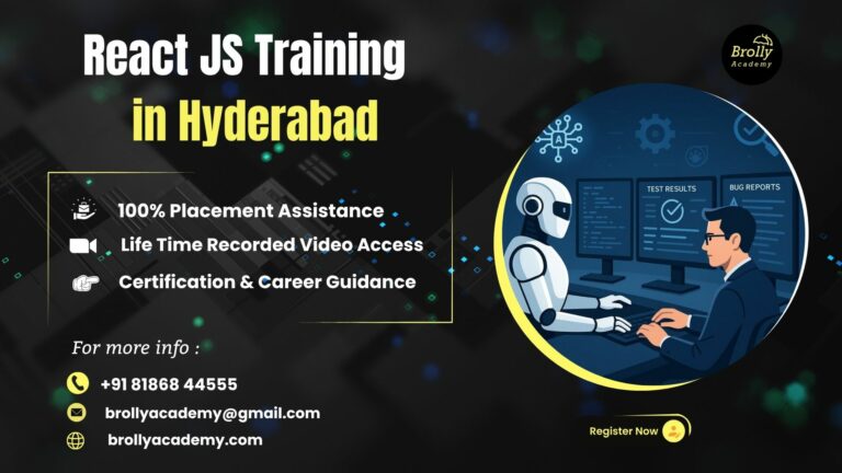 React Training in Hyderabad | Best React js Institute 2025