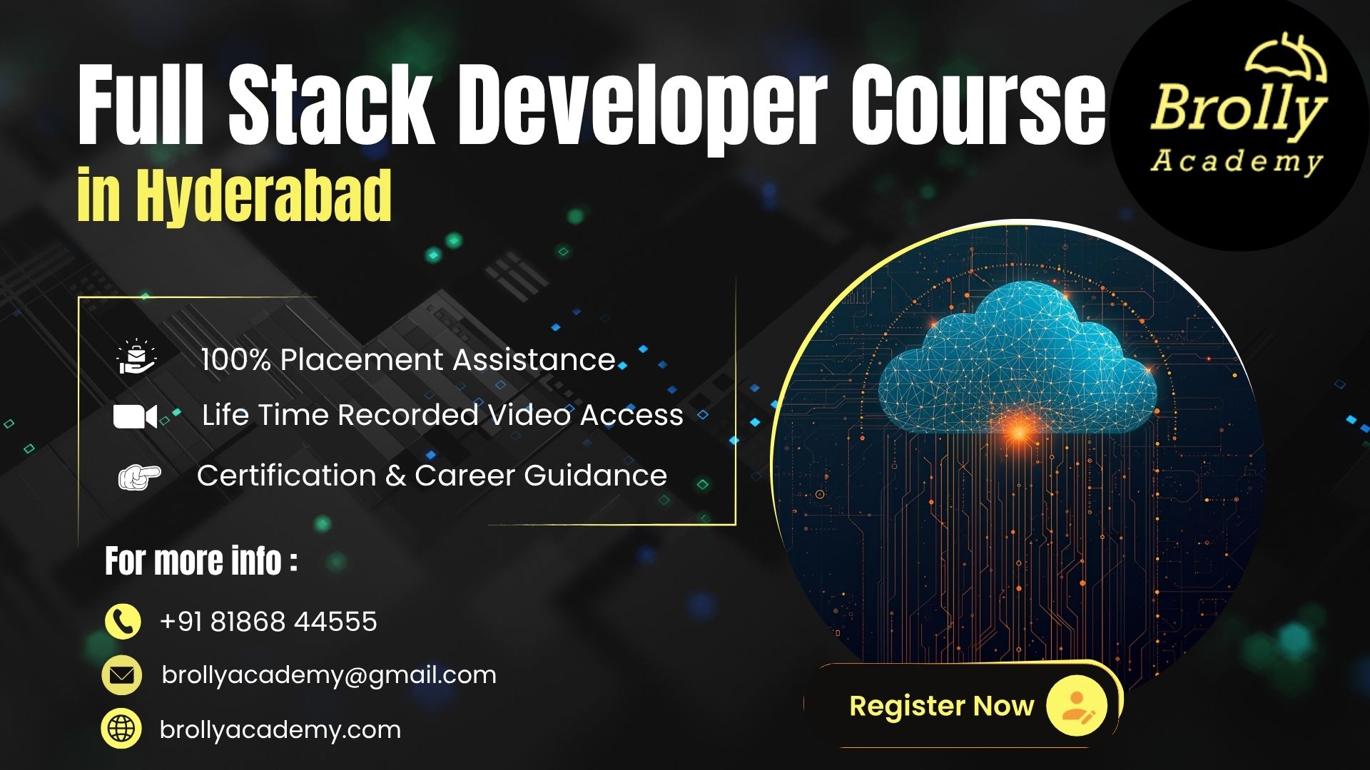 Best Full Stack developer course in Hyderabad 100% Placement